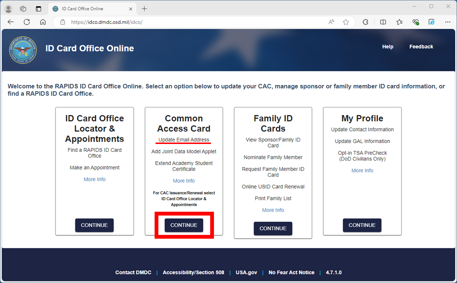 Change your CAC Email Address – CNRJ FFR IT Helpdesk